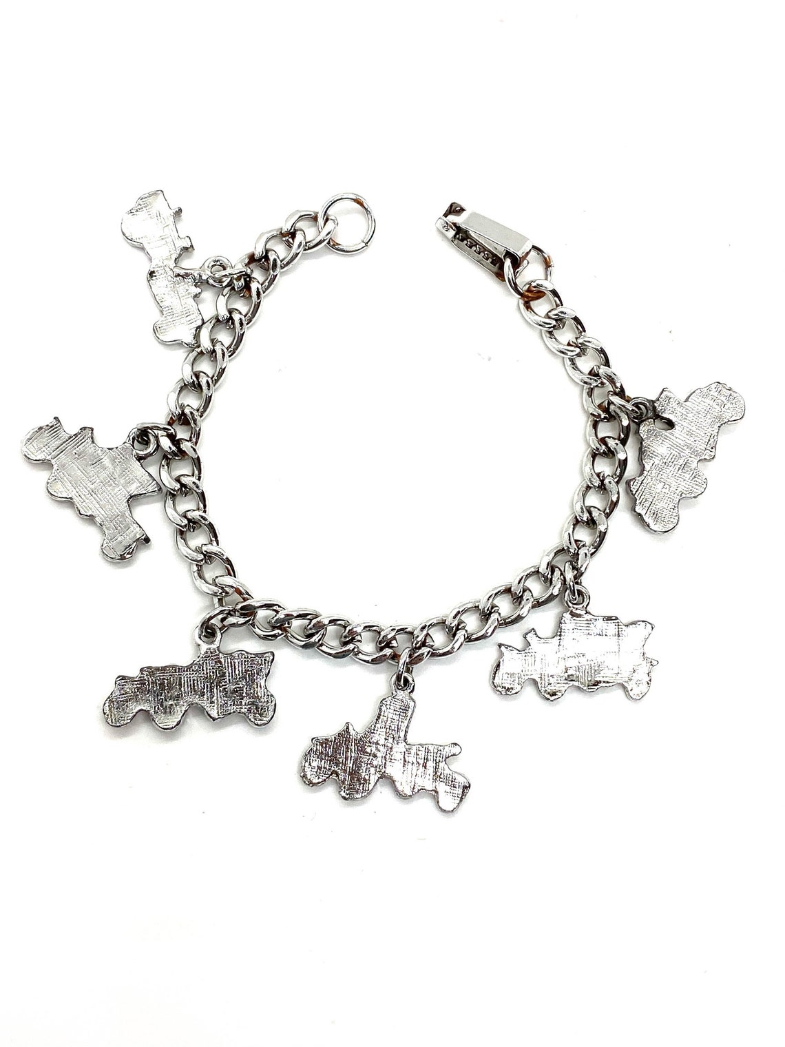 Vintage Auto Silver Car Charm Bracelet Ford Museum Deadstock - Etsy
