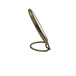 Vintage Brass Folding Mirror Vinyl Map Case 3.5 Inch - Etsy