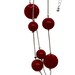 70s Red Ball Necklace Triple Strand Faceted Beads - Etsy