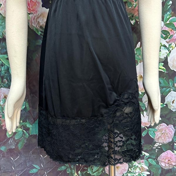Black Lace Slip - Etsy