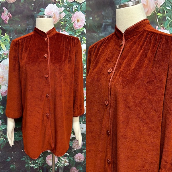 Rust Blouse - Etsy