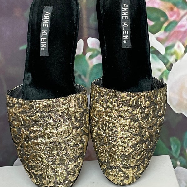 Gold Slippers - Etsy