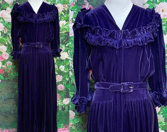 Silk Velvet Robe - Etsy
