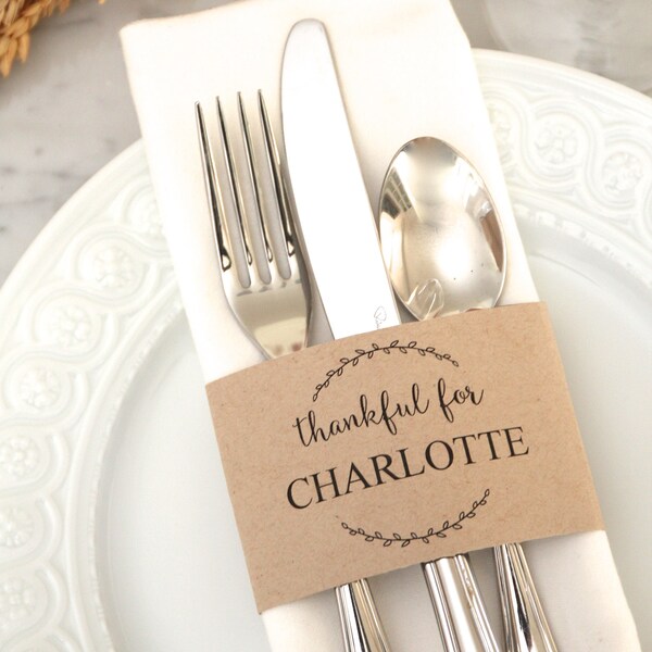 Thanksgiving Place Cards - Etsy