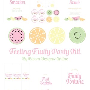 Feeling Fruity- This is Juice Party- Complete Party Kit by Bloom - Etsy