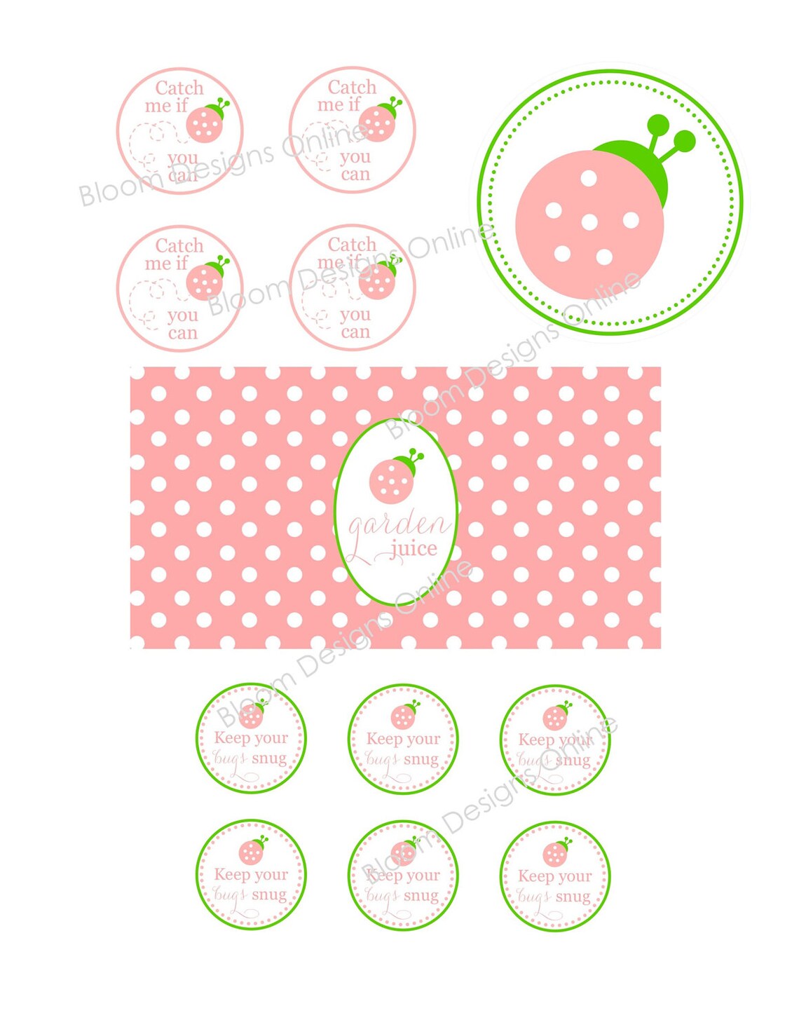 Extras Love Bug Collection by Bloom - Etsy