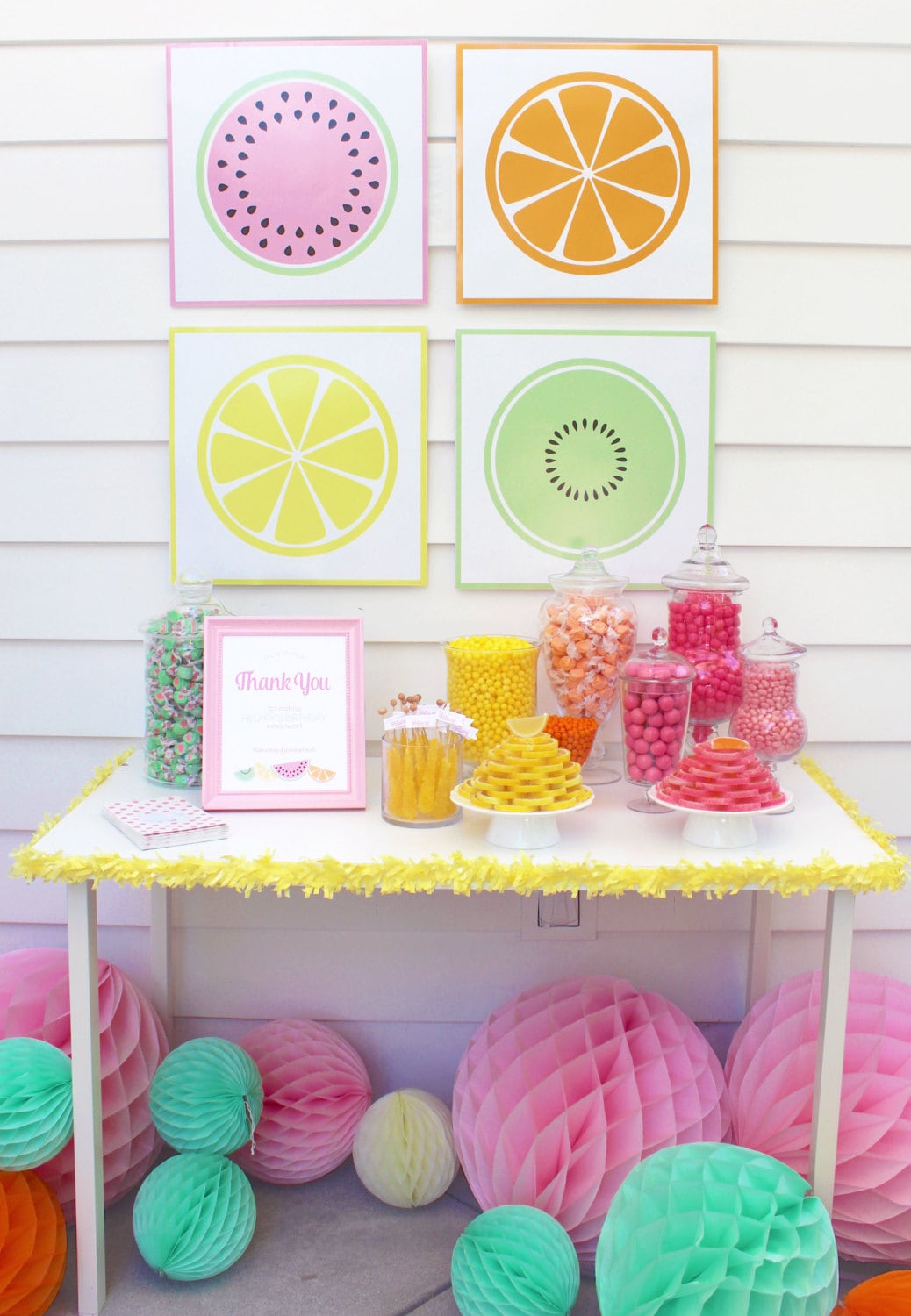 Feeling Fruity Fruit Slice Poster by Bloom - Etsy