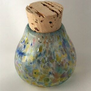 Blown Glass Art by Robb Dunmore Wintergreen Tie Dye Inkwell Jar With ...