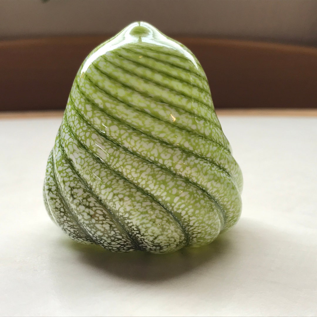 Lime Green Barnacle - Handmade Art Glass Paperweight - Etsy