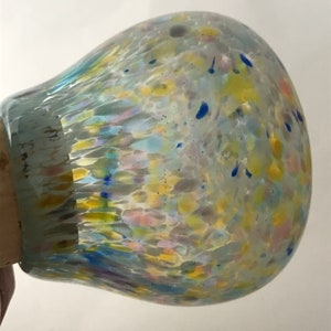 Blown Glass Art by Robb Dunmore Wintergreen Tie Dye Inkwell Jar With ...