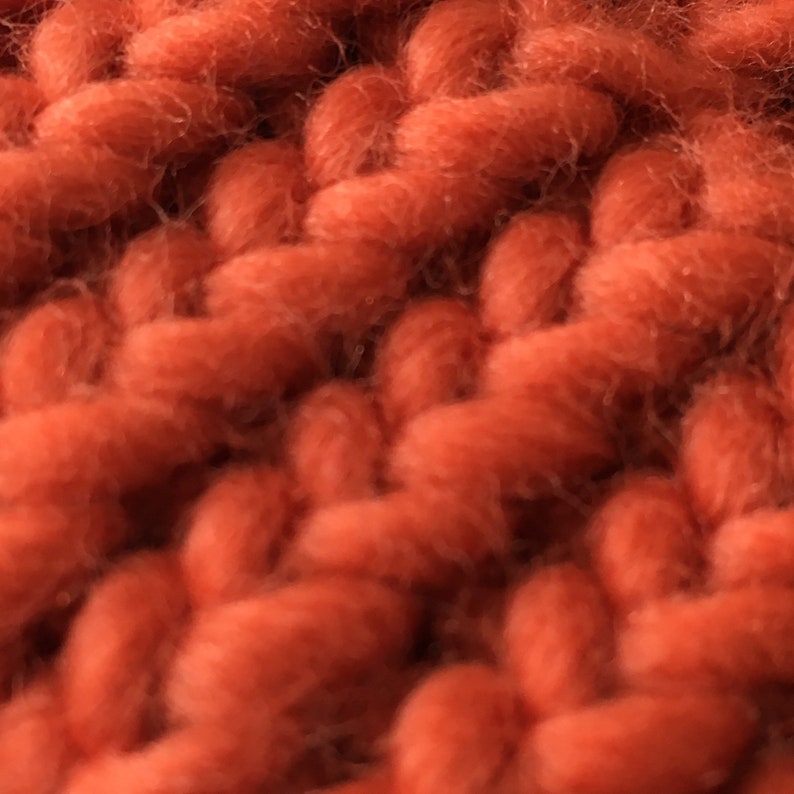 Burnt Orange Super Chunky Merino Wool Yarn - Etsy Canada