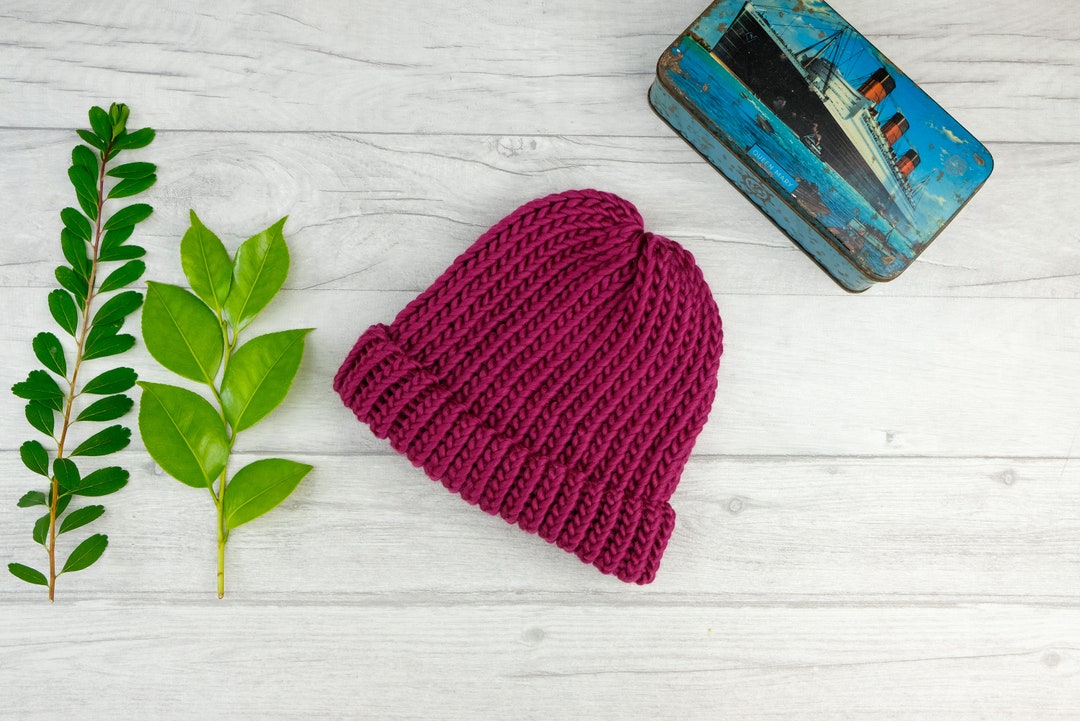 Berry Knit Hat by the Dorothy Days, Fisherman Beanie, Winter Knitwear ...