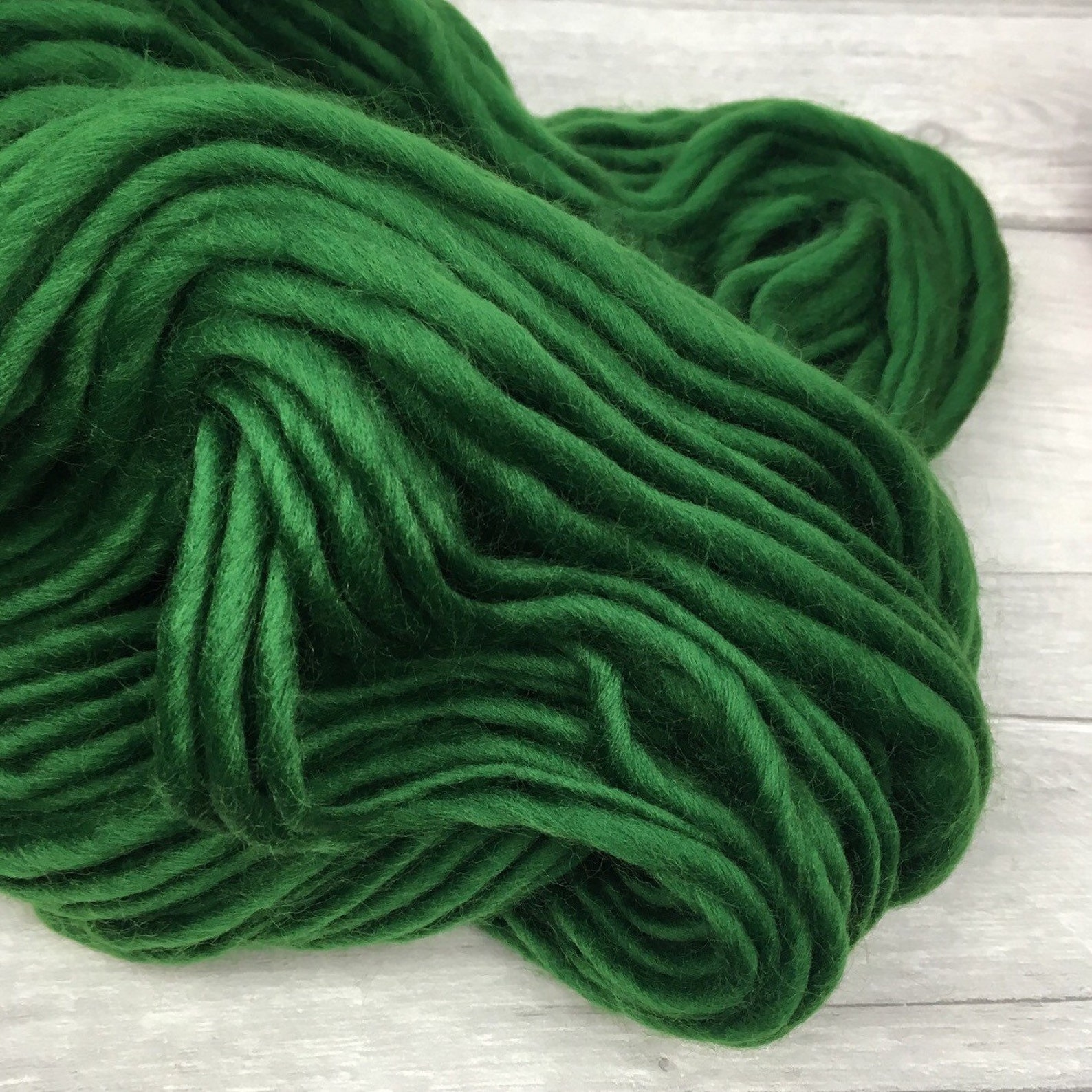 Pine Green Merino Wool Yarn Super Chunky Wool Super Bulky - Etsy UK
