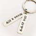 Custom Personalised Keychain Silver Brass Metal Keychain - Etsy