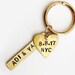 Silver Keychain Name Metal Keychain Custom Personalised Gift for Him ...