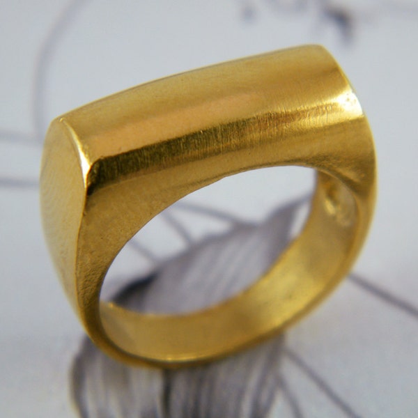 Rectangle Ring - Etsy