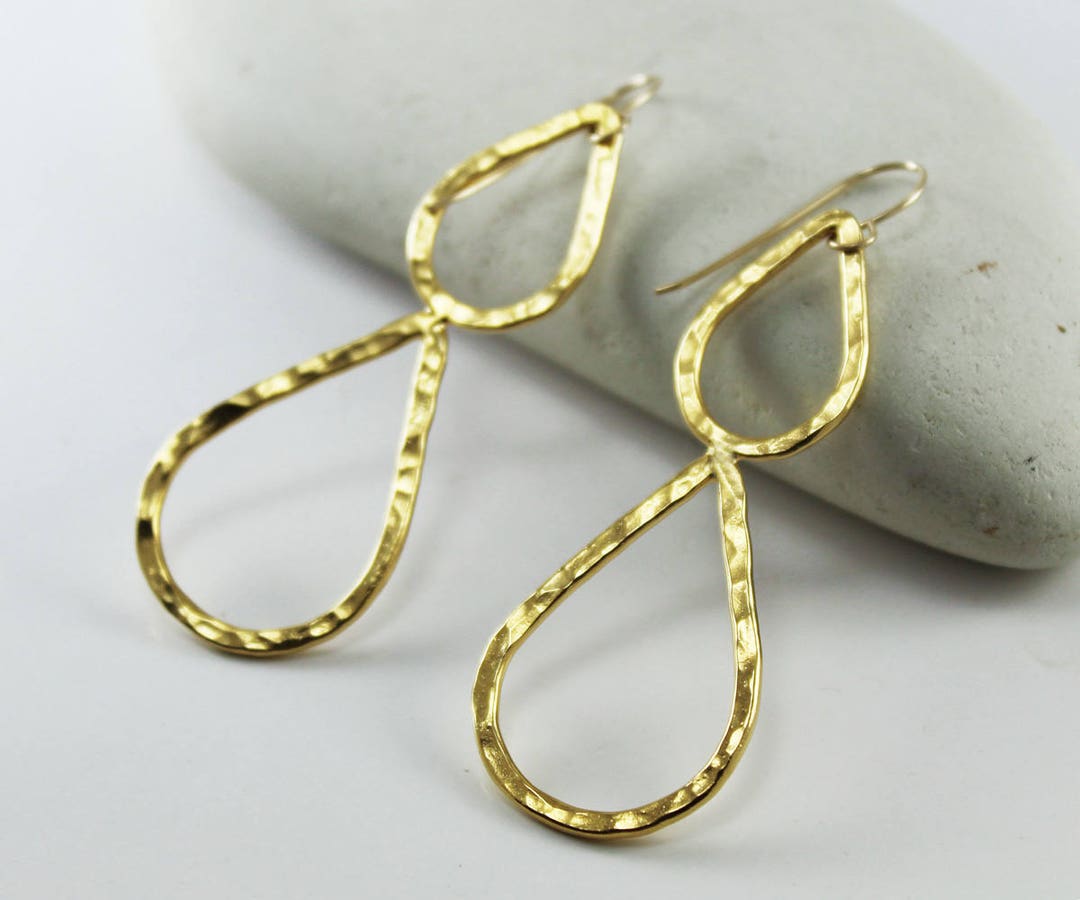 Dangle Drop Earrings Long Dangle Earrings Gold Drop Dangle Earrings - Etsy