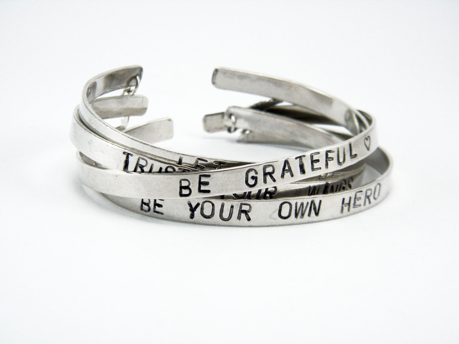 Inspiration Quote Bracelet Personalized Bracelet Custom Quote | Etsy