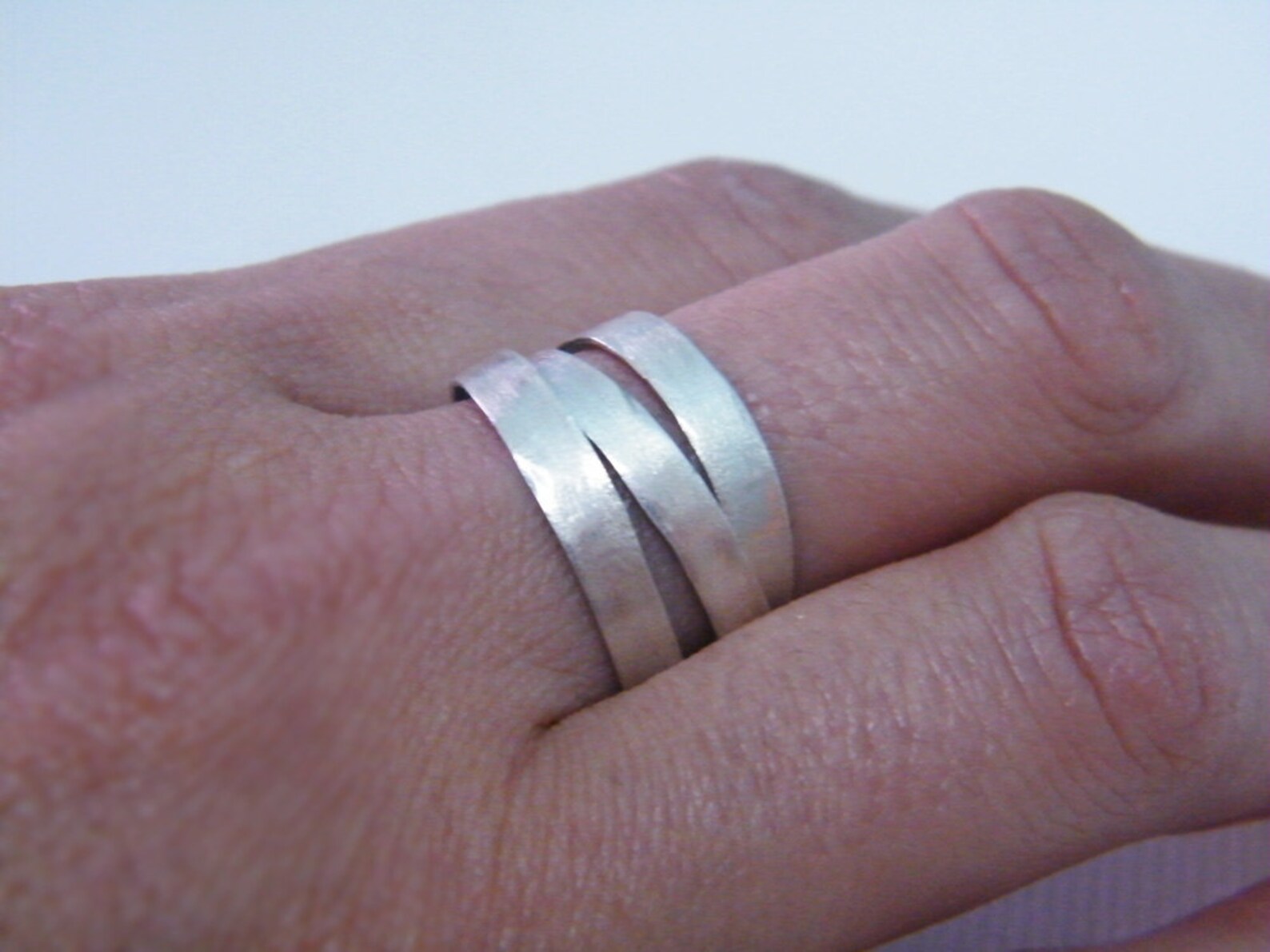 Silver Wrapped Ring Handmade Silver Ring - Etsy
