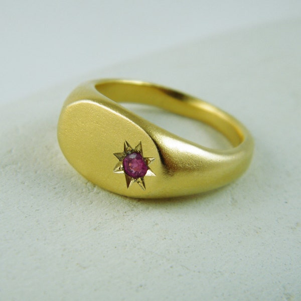 Red Ruby Ring - Etsy