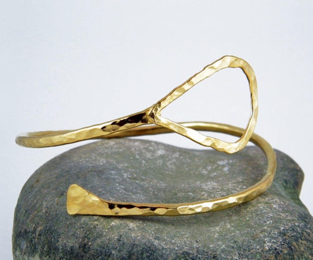 Gold Bangle Handmade Egyptian Cuff Bracelet - Etsy