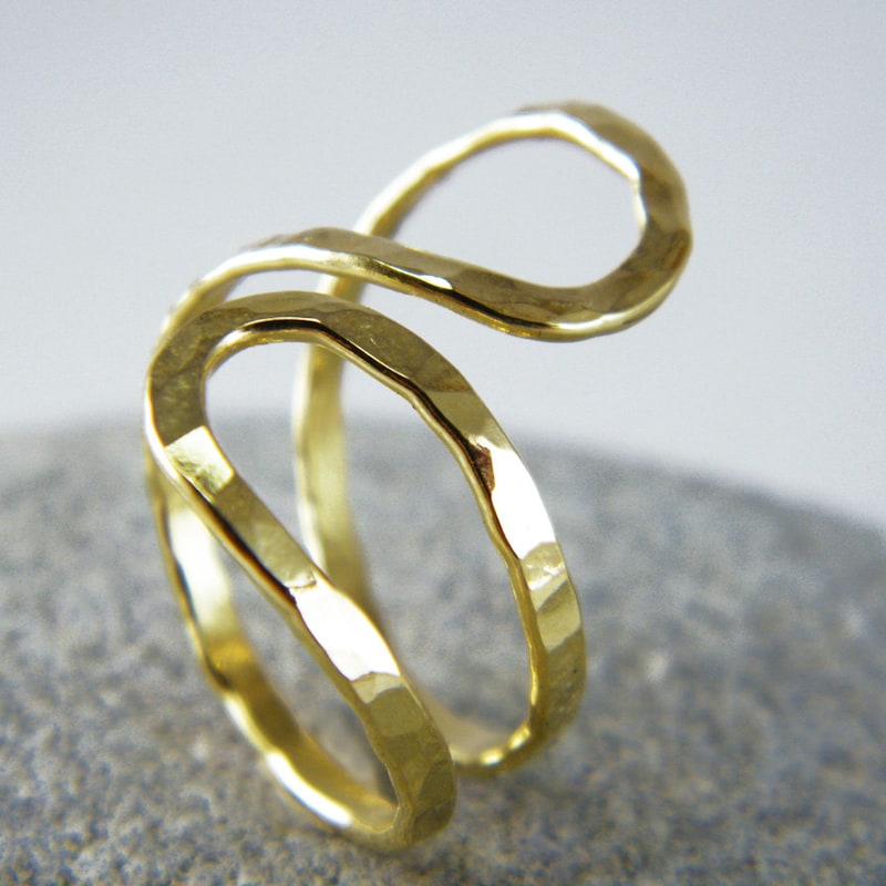 Gold Abstract - Etsy