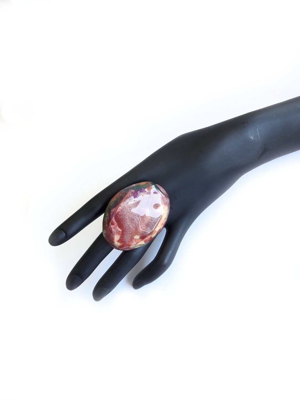 Big Bold Brown Ring Oversized Ring Huge Fashion Ring - Etsy