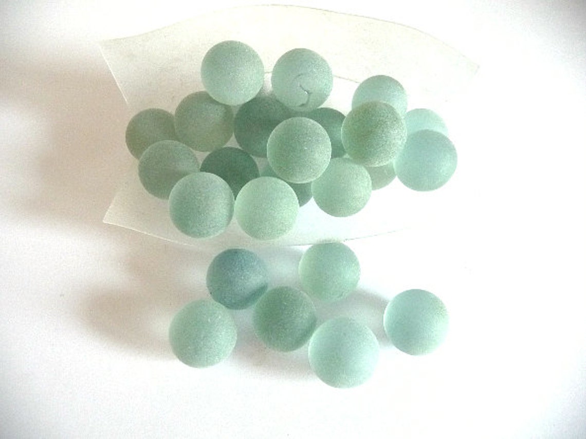 Beach Glass Marbles Sea Glass Marbles Sea Glass Beach - Etsy