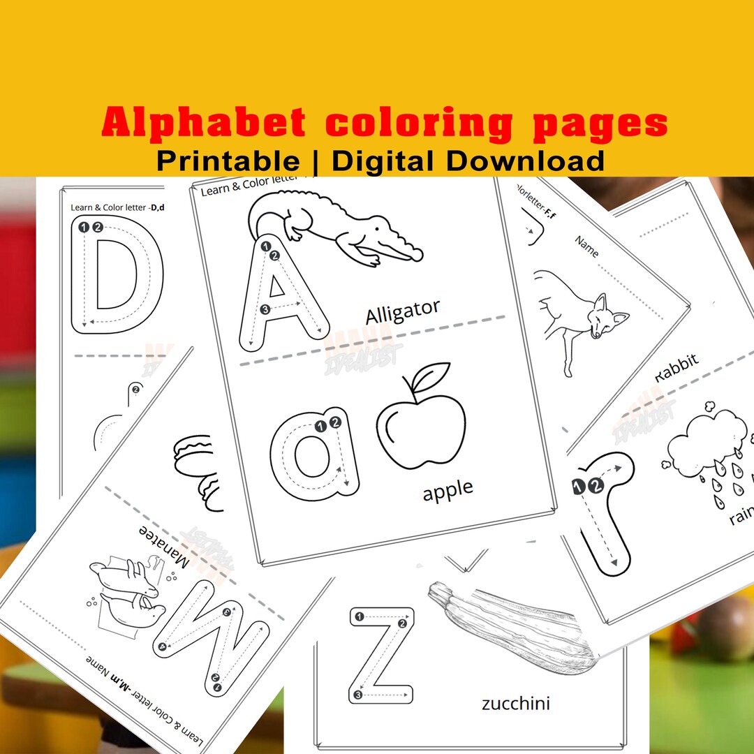 Alphabet Coloring Pages, Preschool Coloring Pages, Preschool Activity ...