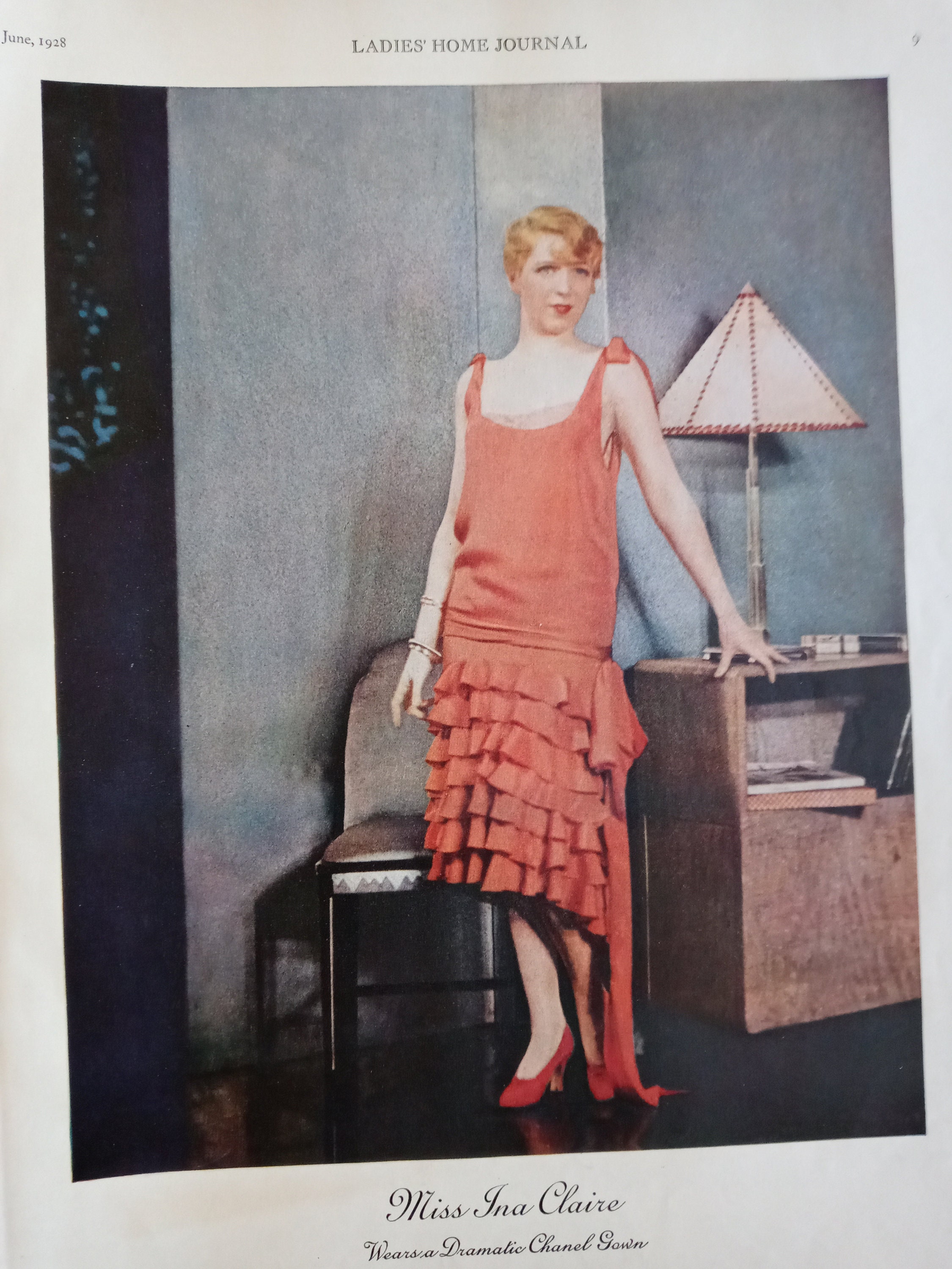 Rare Vintage June 1928 Ladies' Home Journal Magazine Plus Extra Fashion Ads Custom Label ...