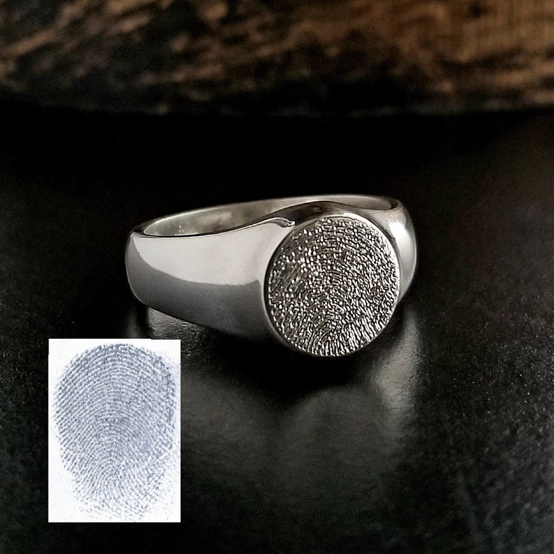 Fingerprint Ring - Etsy