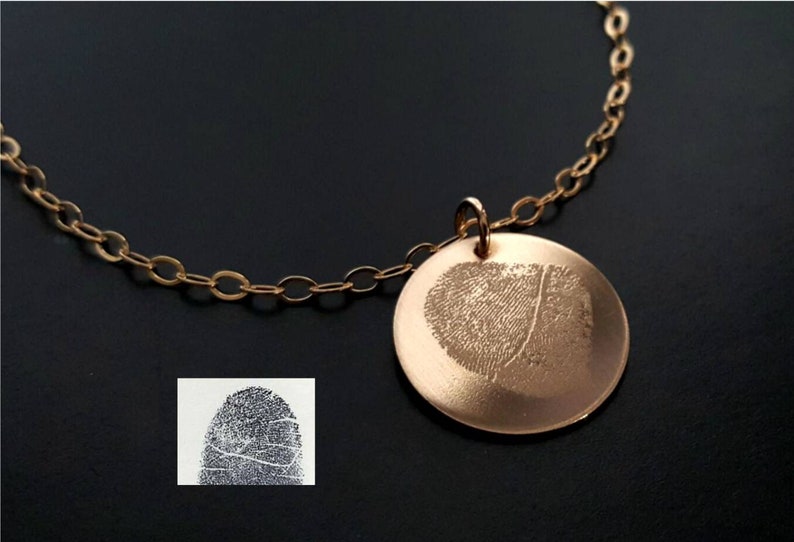 YOUR Actual Exact Fingerprint Signature Handwriting in Sterling Silver ...