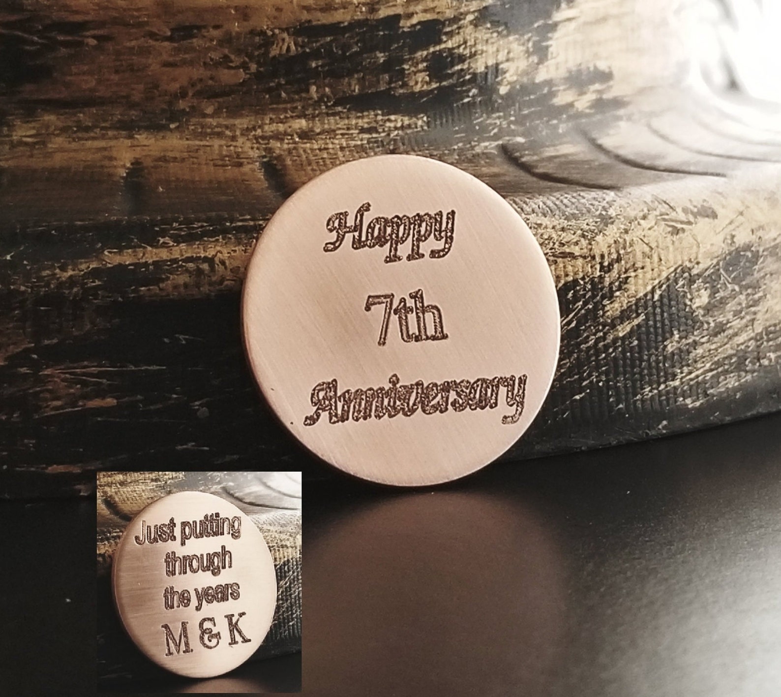 Deep Engraved Copper or Sterling Silver GOLF BALL MARKER Coin | Etsy