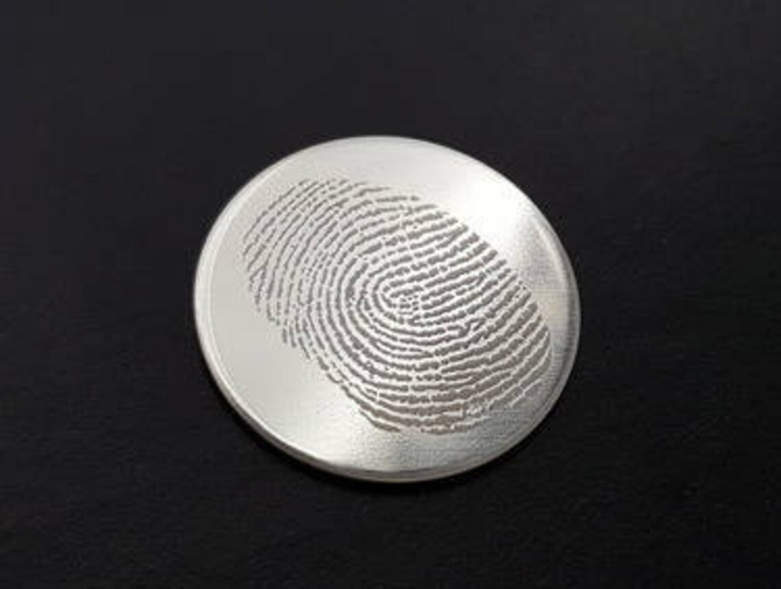 Golf Ball Marker YOUR Actual Fingerprint Signature Paw Foot - Etsy