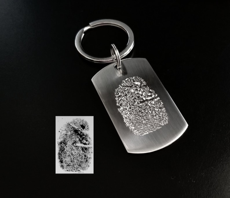 Handwriting Fingerprint Engraved Signature Engraved Matte Finish ...