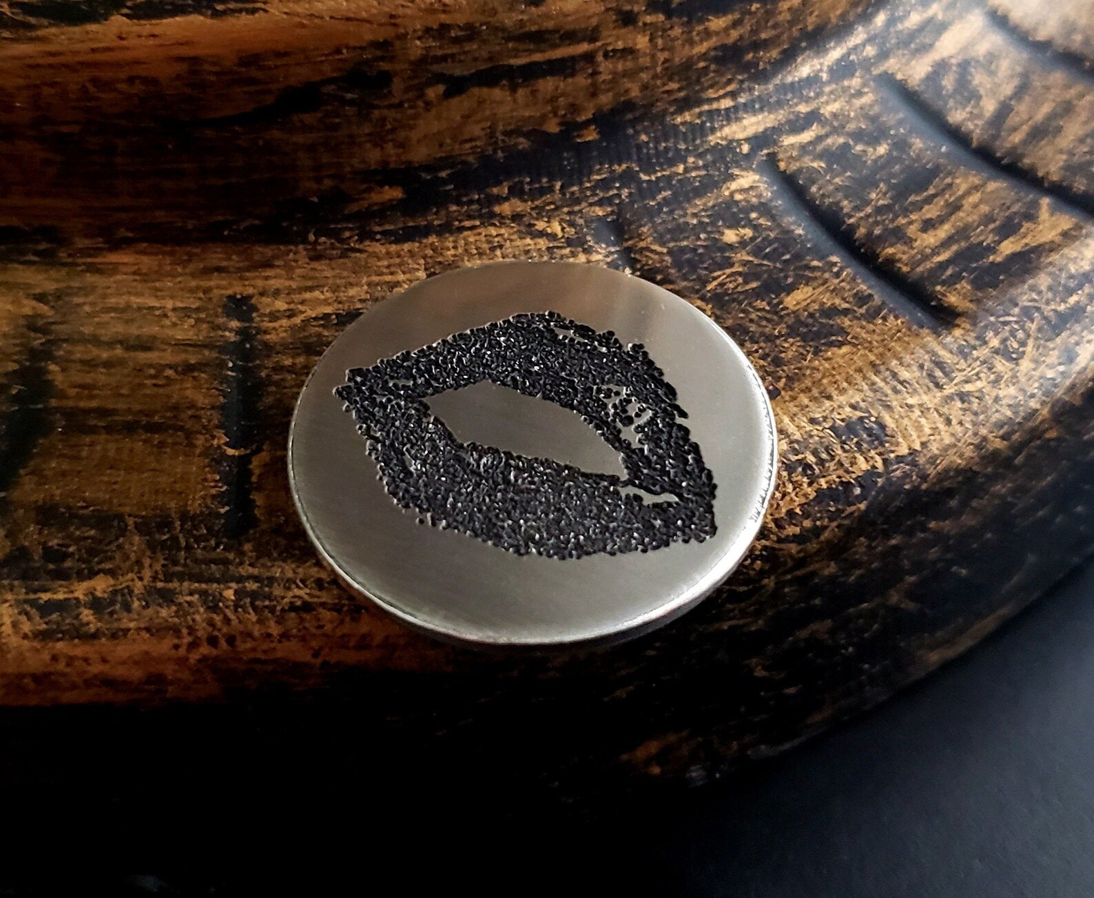 Lips Golf Ball Marker Deep Engraved Personalized by You - Etsy
