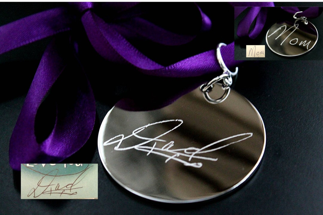 Signature Handwriting Fingerprint Foot Hand Print Personalized Babys ...