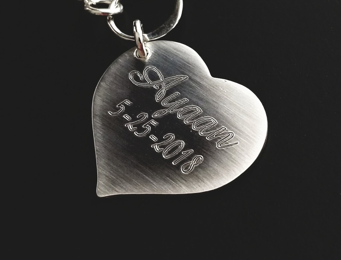 YOUR Actual Handwriting Signature Deeply Etched Engraved in - Etsy