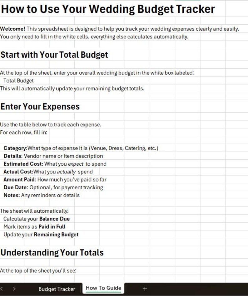 Wedding Budget Planner Template | Budget Vs Actual Spreadsheet, Vendor ...