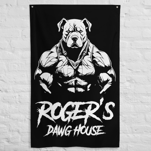 Pitbull Banner - Etsy