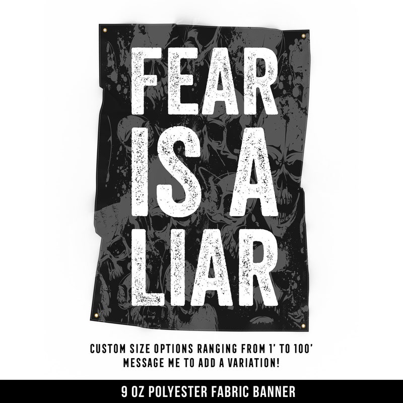 Fear is a Liar - Etsy