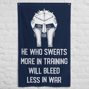 Gym Flags Custom Home Gym Banner Weightlifting Decor Man Cave Wall Art ...