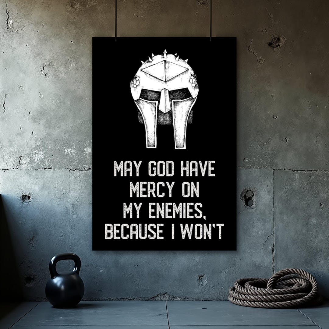 Motivational Poster for Gym Decor, Inspirational Quote Wall Art ...