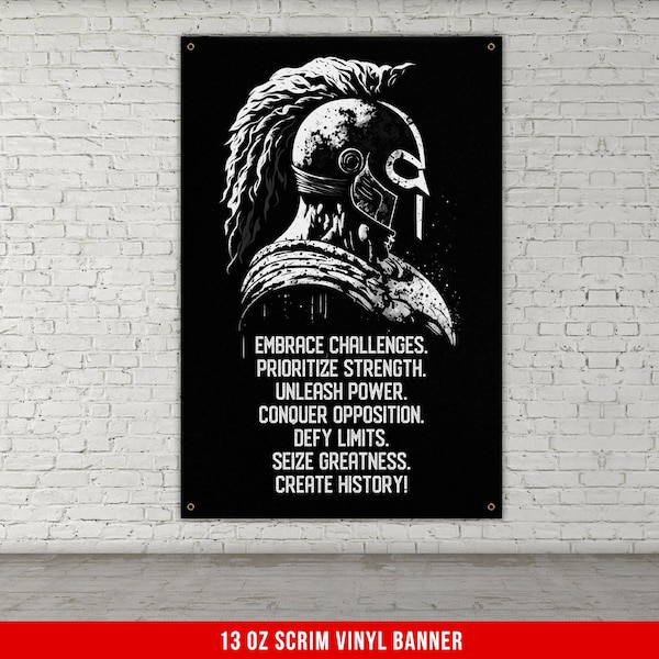 Spartan Poster - Etsy