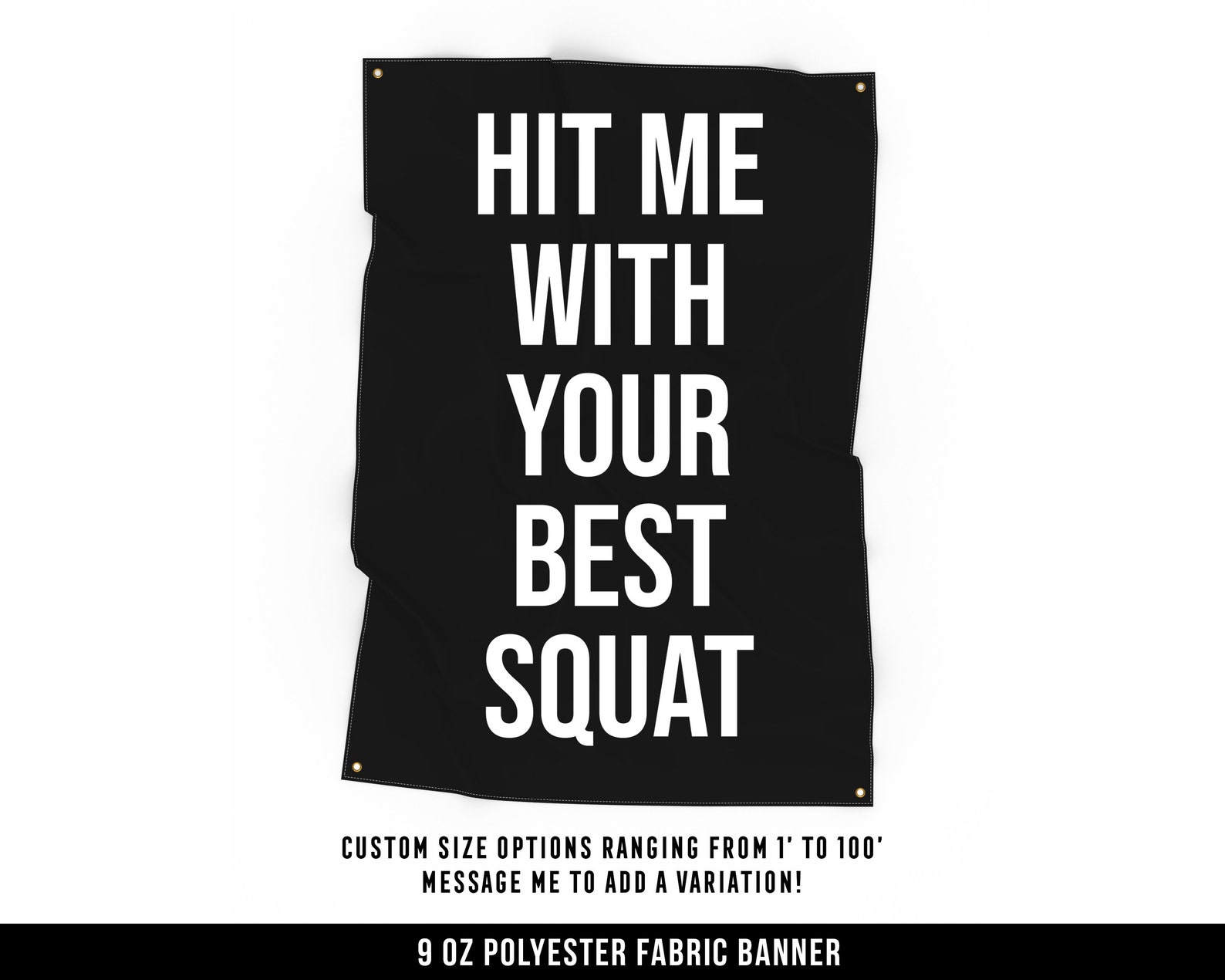 Best Squat Cloth Banner Home Gym Decor Large Wall Art - Etsy