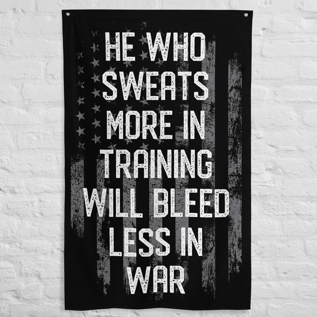 Custom Gym Flag, Banner for Home Gym Decor, Weightlifting Motivational ...
