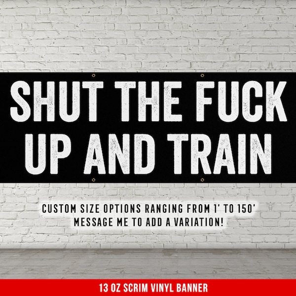 Shut up and Train - Etsy