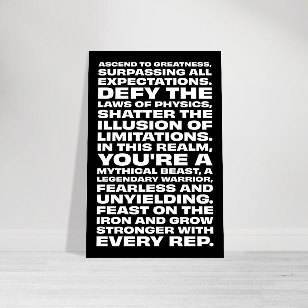 Motivational Poster Inspiring Quotes Office Decor Classroom Posters ...