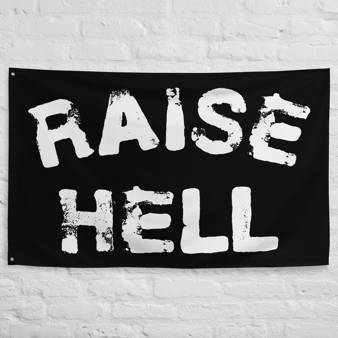 Raise Hell - Home Gym Decor - Gym Wall Decor - Wall Decal Gym - Gym is ...