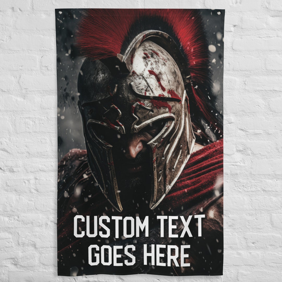 Spartan - Custom Text - V7 - Gym Decor for Wall - Gym Decor for Women ...